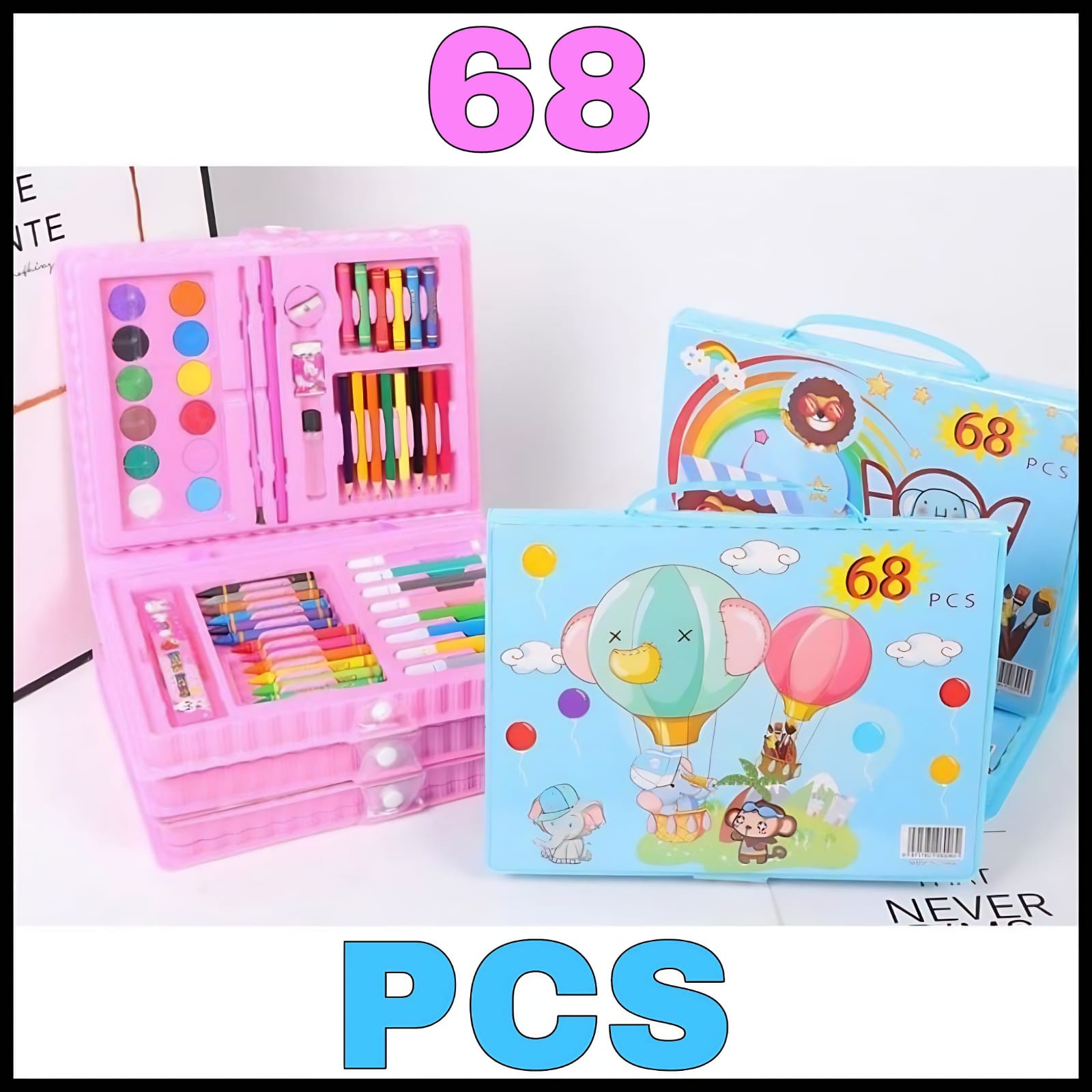 Alat Lukis Set Crayon Anak Lengkap 42 - 208 pcs Pengasah Melukis Anak ...