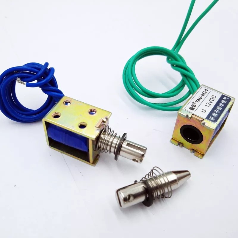 tau 0520v selenoid solenoid push pull 12v DC kumparan pegas elektrik ...