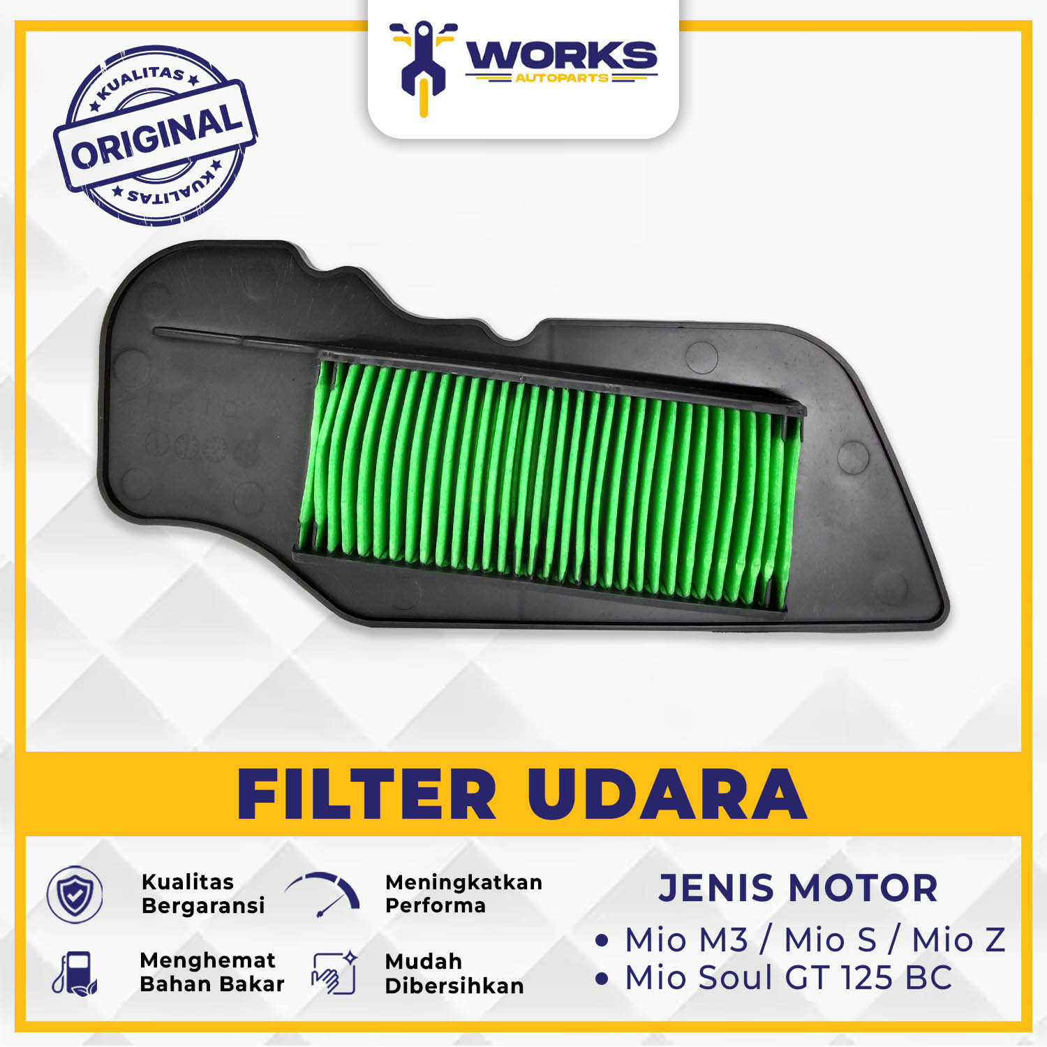 FILTER UDARA MOTOR MIO J & M3 | Lazada Indonesia
