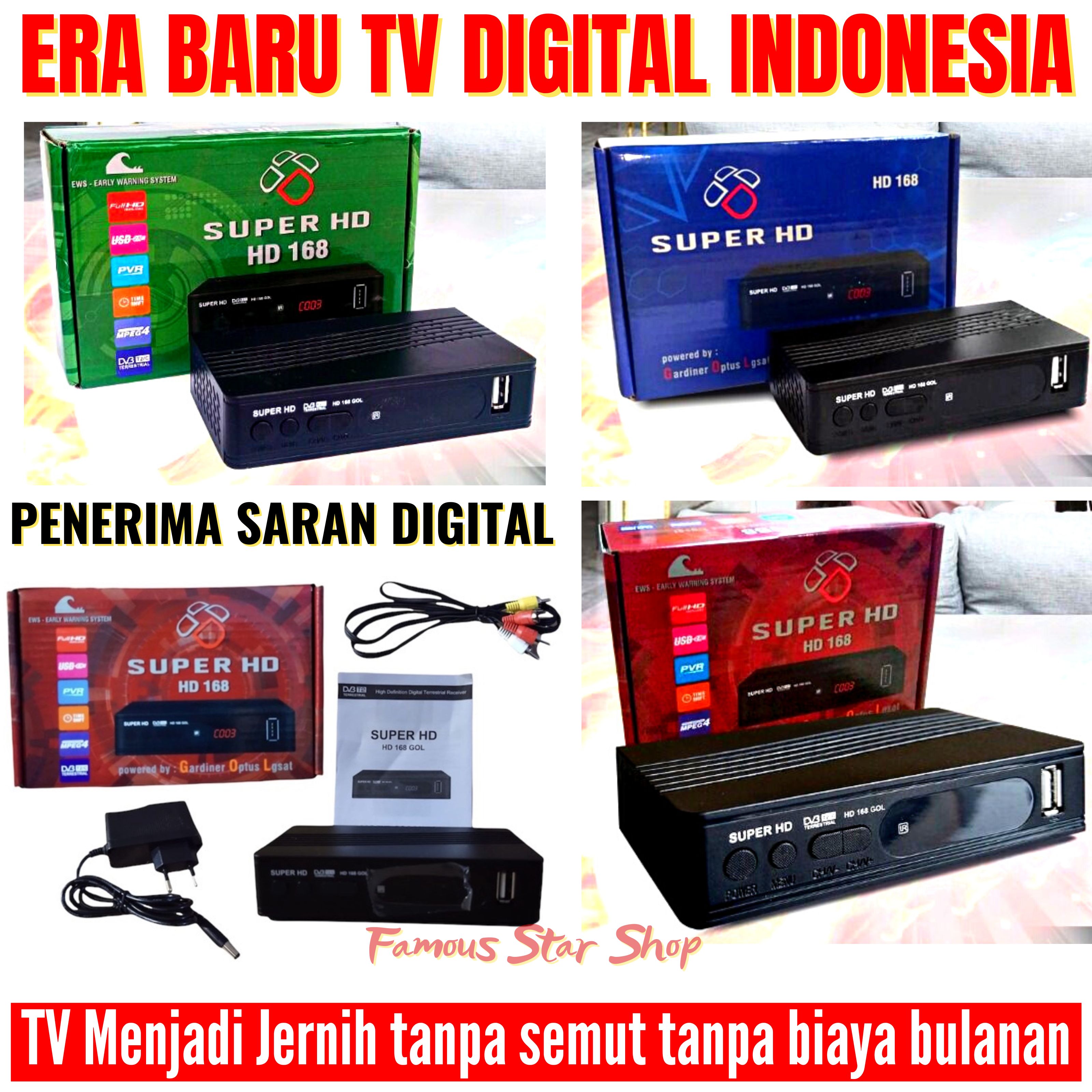 SET TOP BOX TV DIGITAL SUPER HD 168 GOL DVB T2 HD EWS - set top box dvb ...
