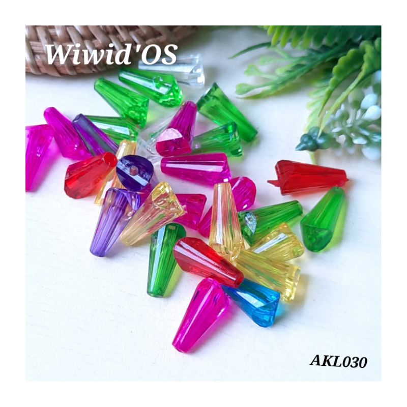 (20 biji) MANIK AKRILIK PAGODA 8 X 12 MM | Lazada Indonesia
