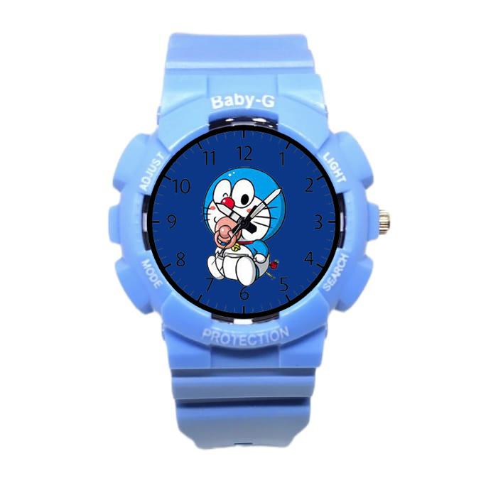 Doraemon Jam Tangan Anak Terbaru Tali Rubber Warna Biru | Lazada Indonesia