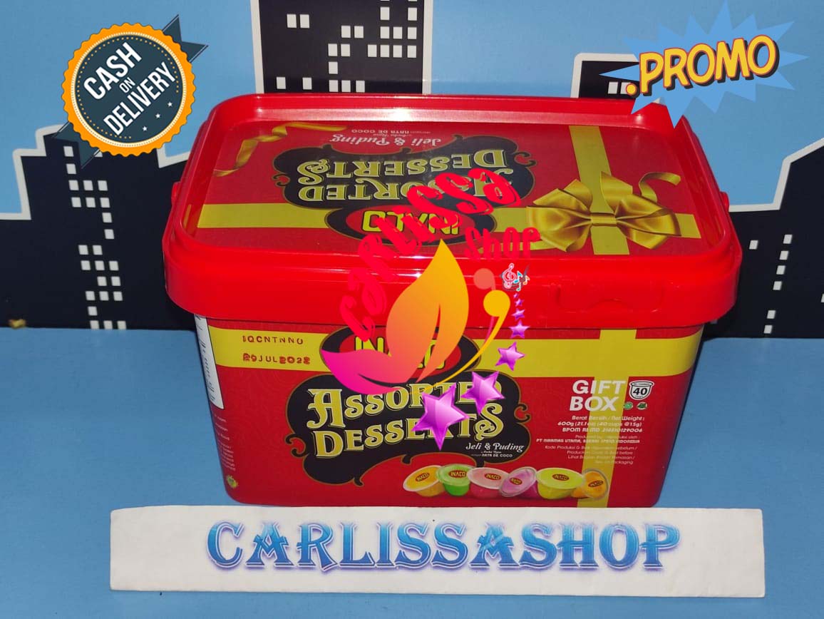 Inaco Assorted Desserts Jeli & Puding 40s Harga Terjangkau | Lazada ...