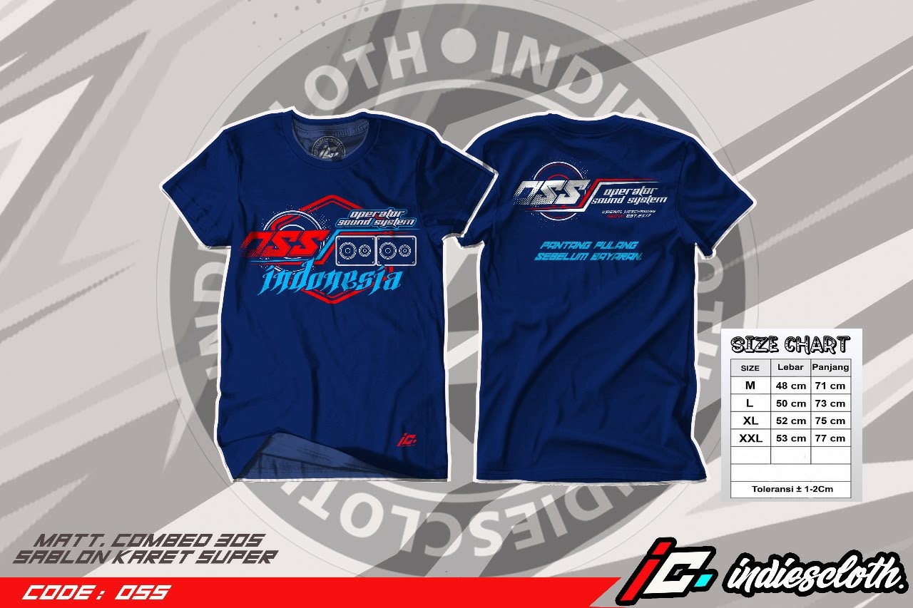 Kaos Sablon Keren | Operator Sound System Indonesia OSS | Lazada Indonesia