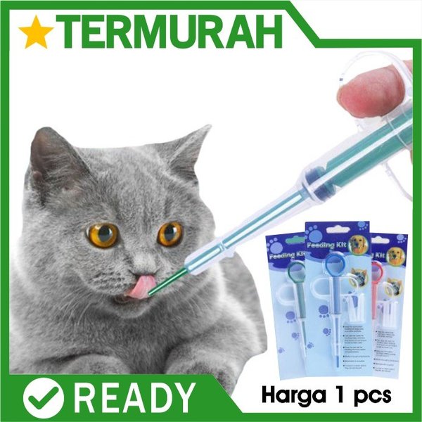 FEEDING KIT PELONTAR PIL ALAT BANTU MINUM OBAT ANJING KUCING KELINCI ...