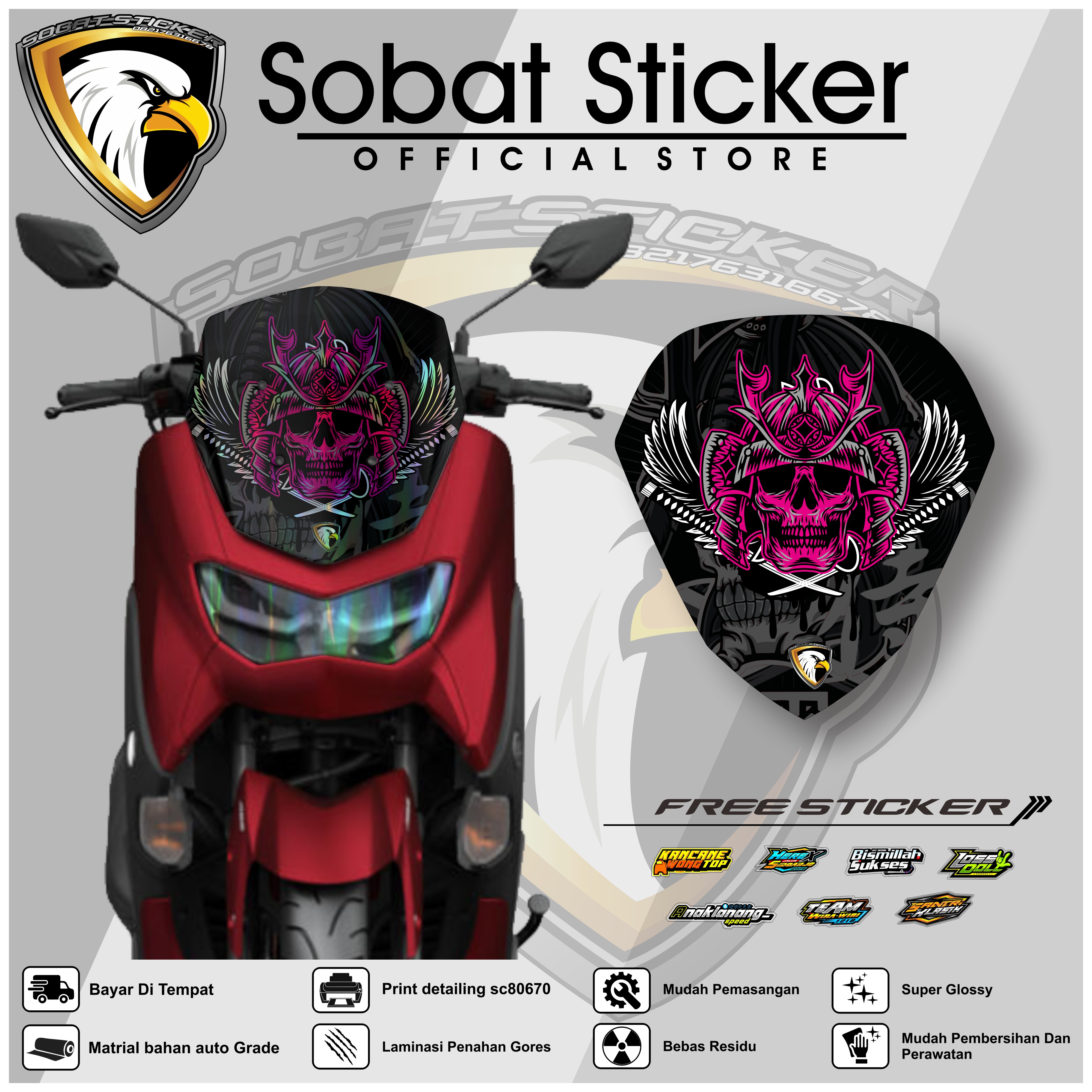 Sticker Decal Windshield Visor Yamaha Nmax 2021 SB-05 | Lazada Indonesia