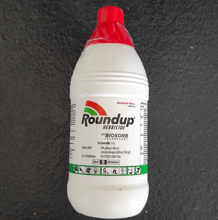 Roundup Pembasmi Rumput 1 Liter - Roundup 1 Liter - Herbisida Obat ...