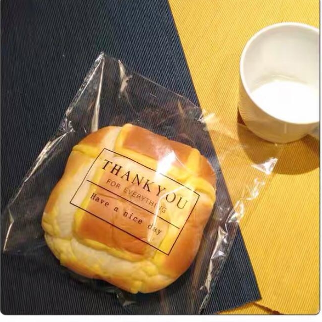 PLASTIK ROTI DONAT THANK YOU 13X16 ISI 50 PCS KEMASAN ROTI | Lazada ...