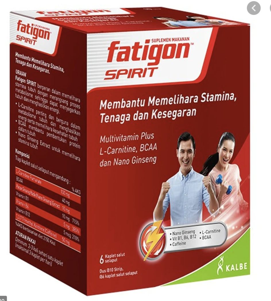 New Fatigon Spirit [ 10 Blister / 6S ] | Lazada Indonesia
