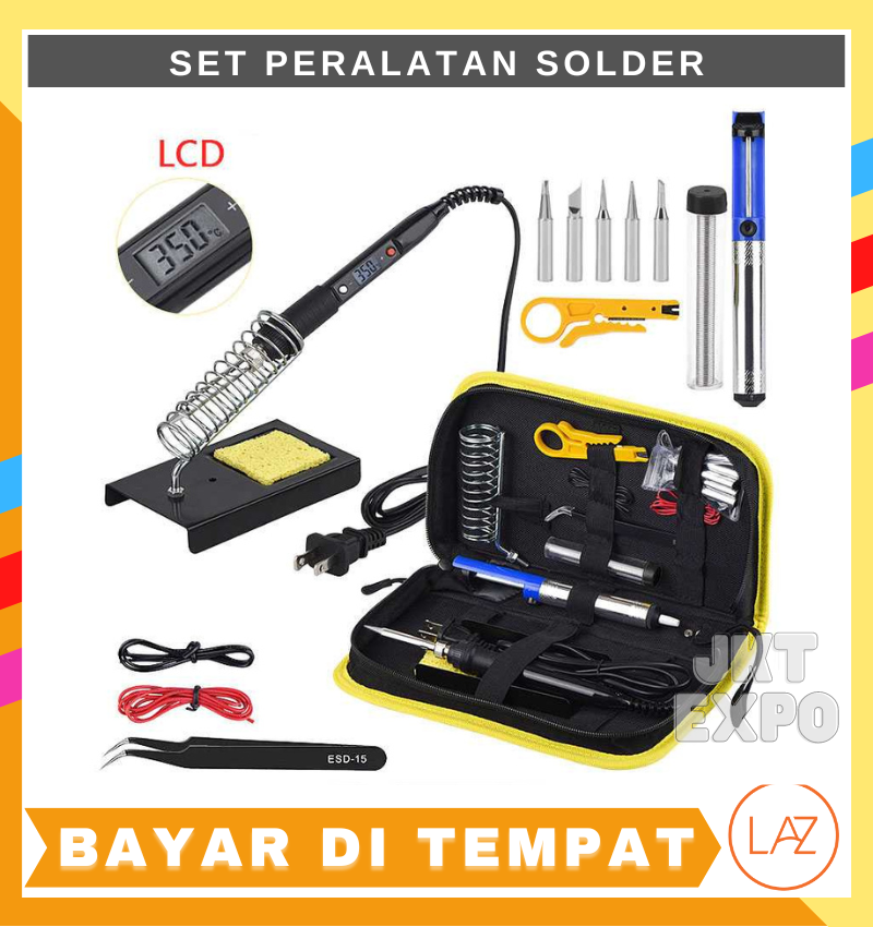[COD - BERGARANSI] PERALATAN SOLDER KIT LCD ELECTRIC SOLDERING IRON 60W ...