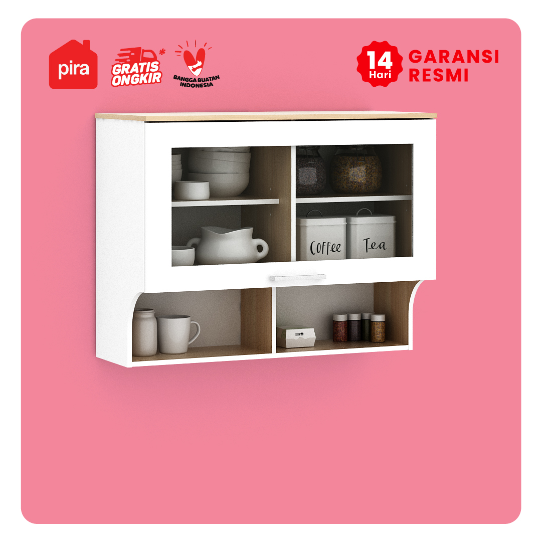 PIRA METROPOLIS OX - ARUNA KC WU80FG RB Rak Dapur / Rak Gantung Dapur ...