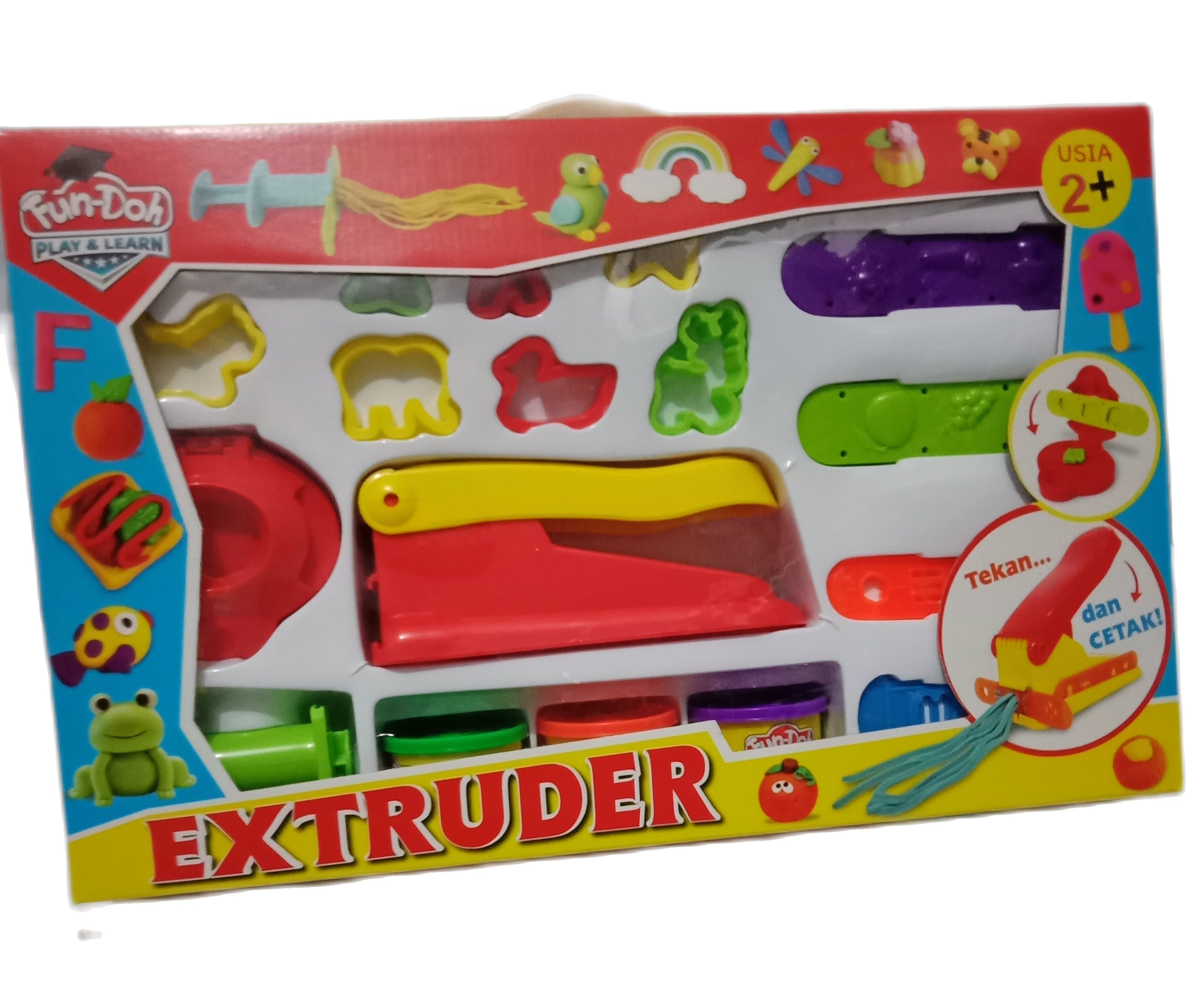 FUNDOH EXTRUDER/FUN DOH EXTRUDER/Mainan Lilin Fun doh Extruder | Lazada ...
