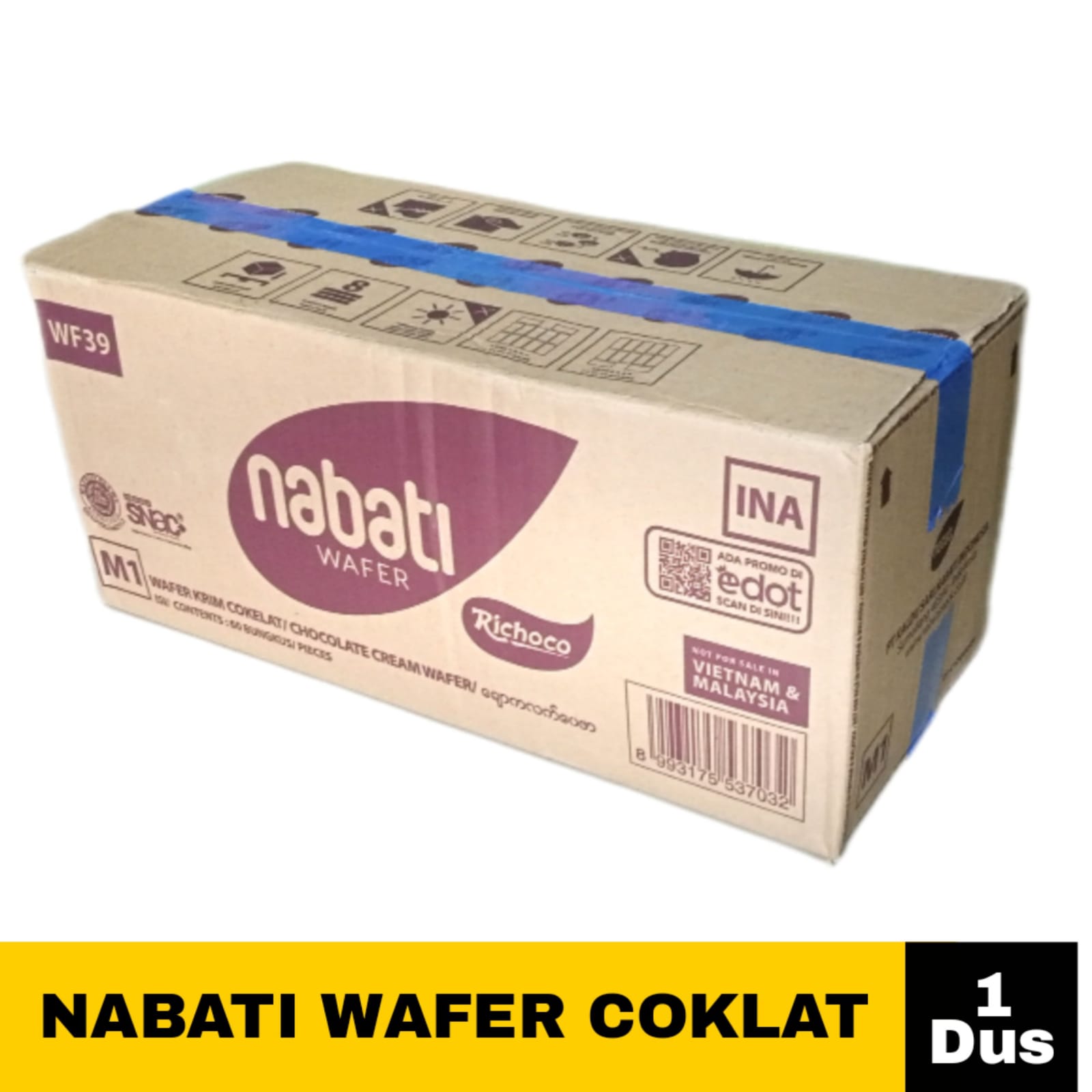 Nabati Wafer Cokelat Satu Dus Isi 60 Pcs | Lazada Indonesia
