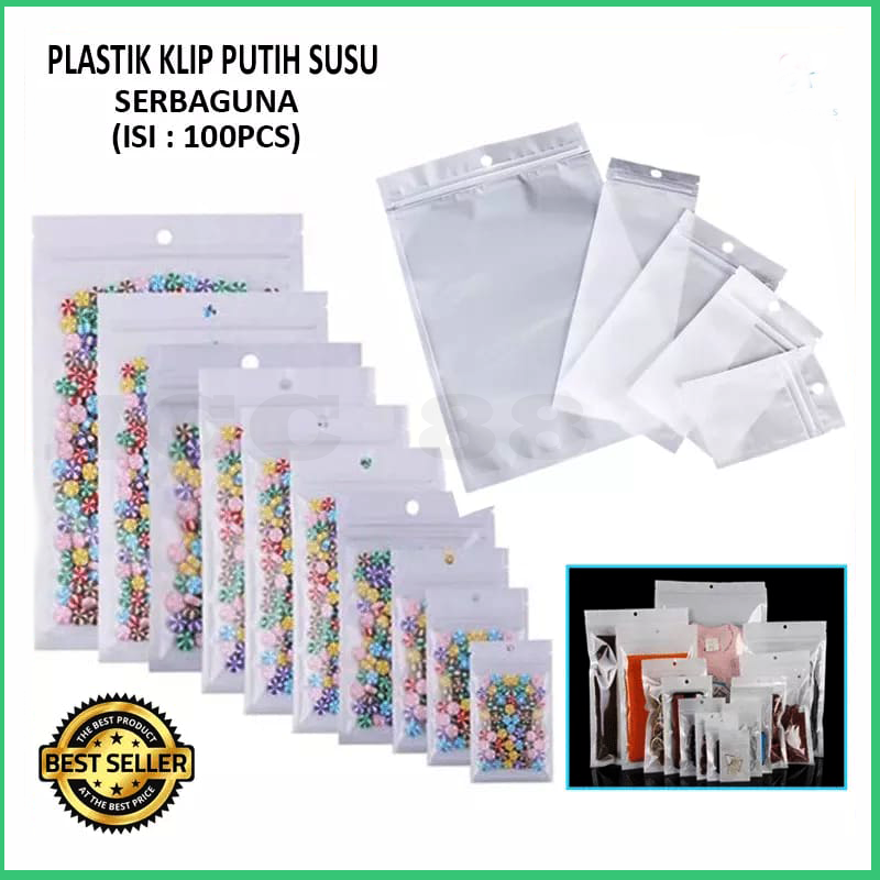 Plastik Ziplock Plastik Klip Plastik Zip Lock ukuran 6x10cm / 8x14cm ...