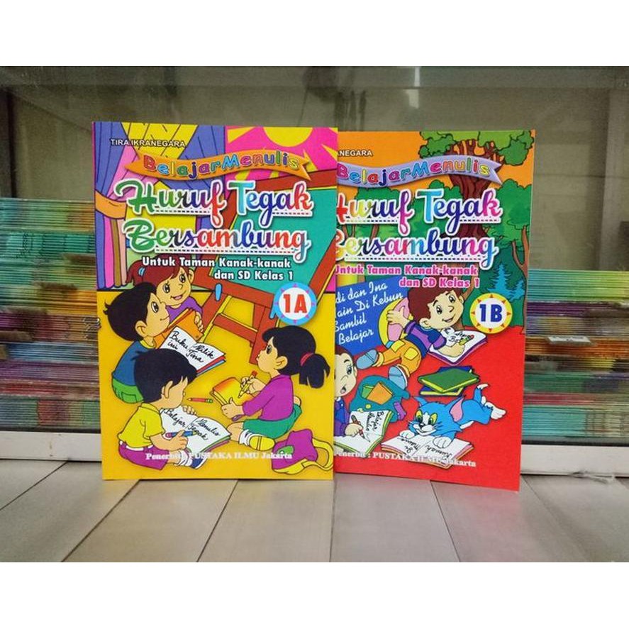 Tersedia Buku Anak TK SD kelas 1, belajar Menulis Tegak Bersambung ...