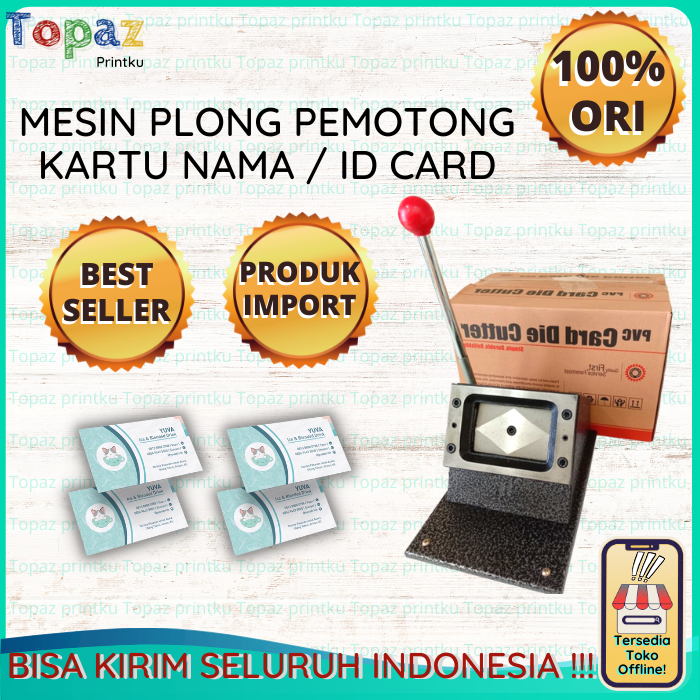 Pemotong ID Card / Alat Potong ID Card / Mesin Plong ID Card/Pon ID ...