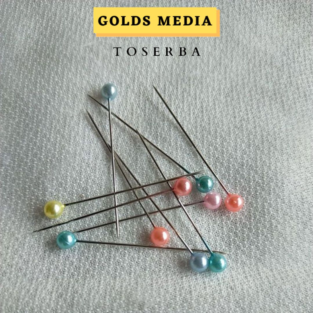 Jarum Pentul Stainless Mika Bulat Jarum Pentul Hijab Stainless Mika ...