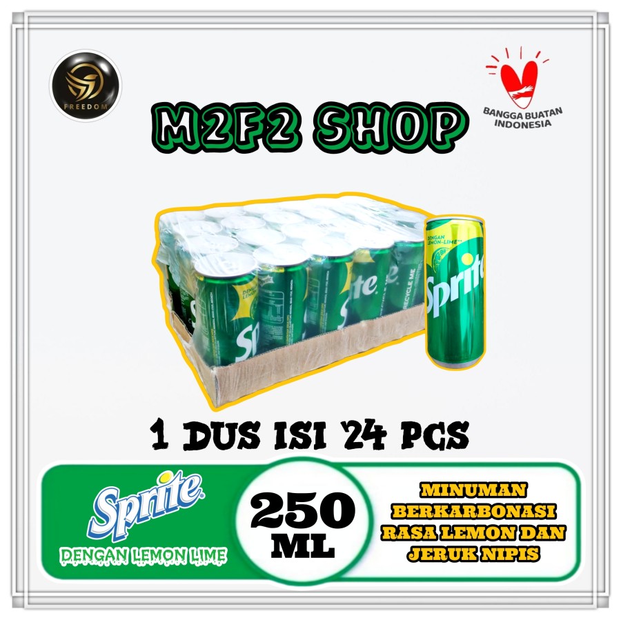 Sprite Minuman Bersoda Kaleng | Can - 250 ml (Kemasan Karton) | Lazada ...