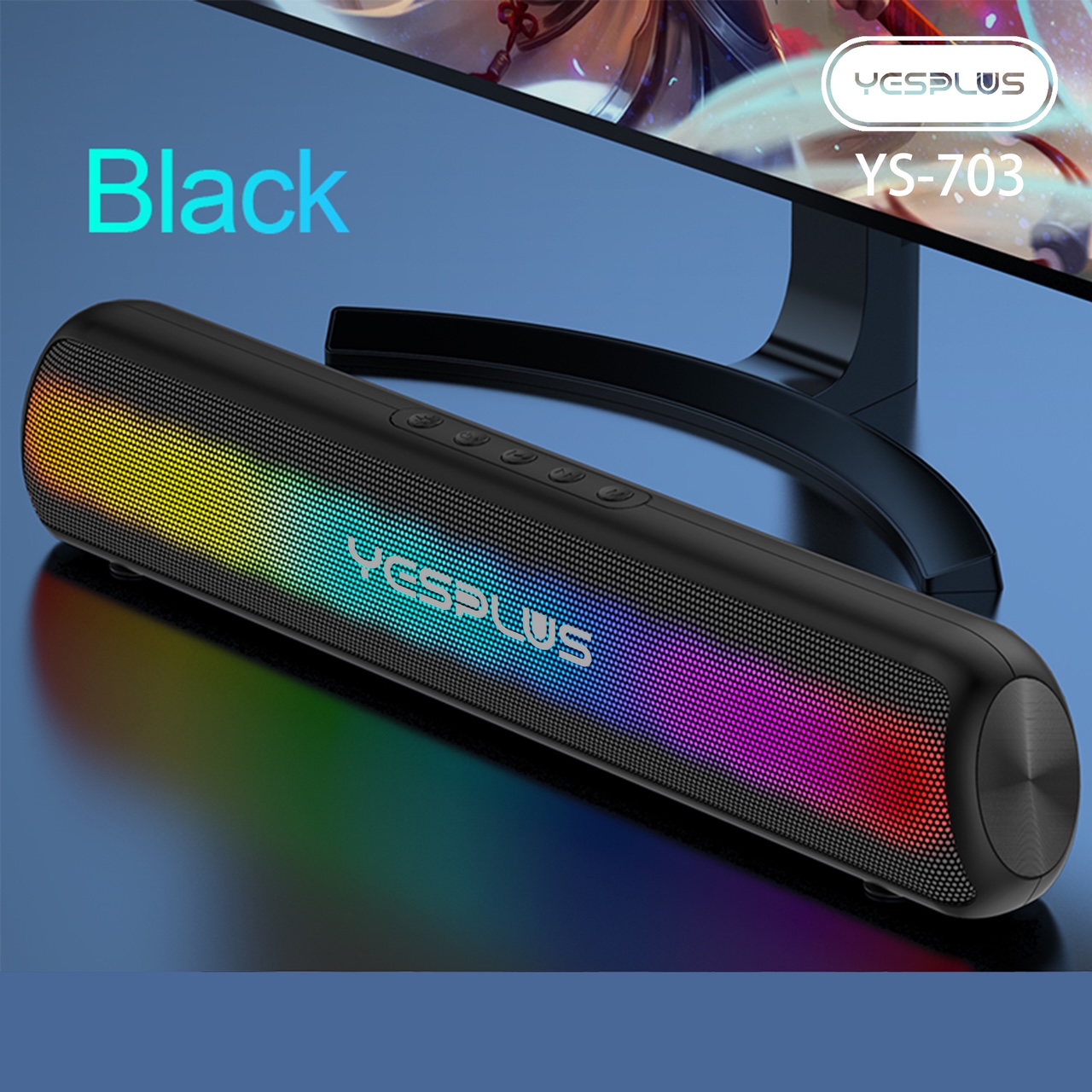 Yesplus YS-703 SPEAKER Soundbar BLUETOOTH TOUCH SREEN Dual Connection ...
