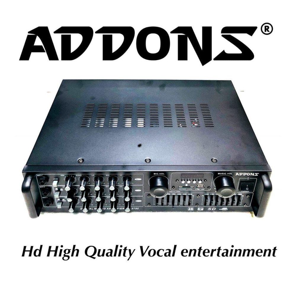 POWER AMPLIFIER SPEAKER ADDONS B2750 3S ORIGINAL EQ HD | Lazada Indonesia