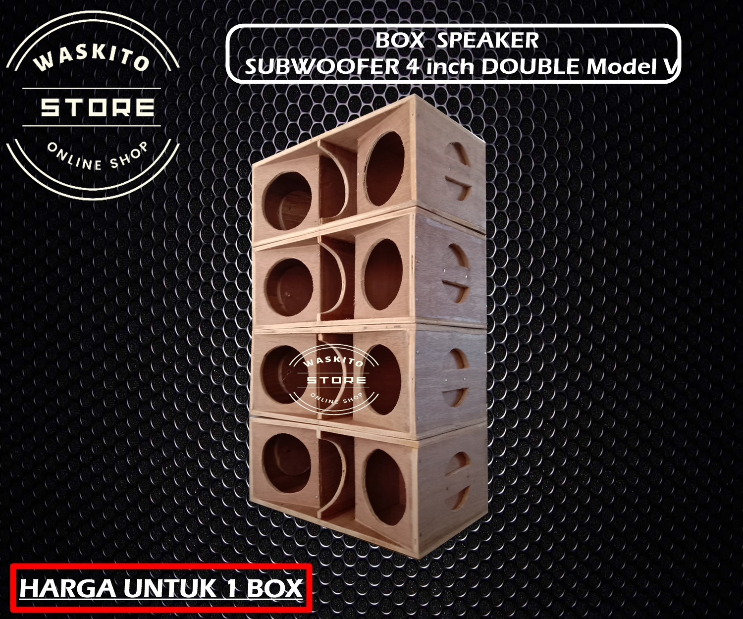 Box Speaker Subwoofer 4 Inch Double | Lazada Indonesia