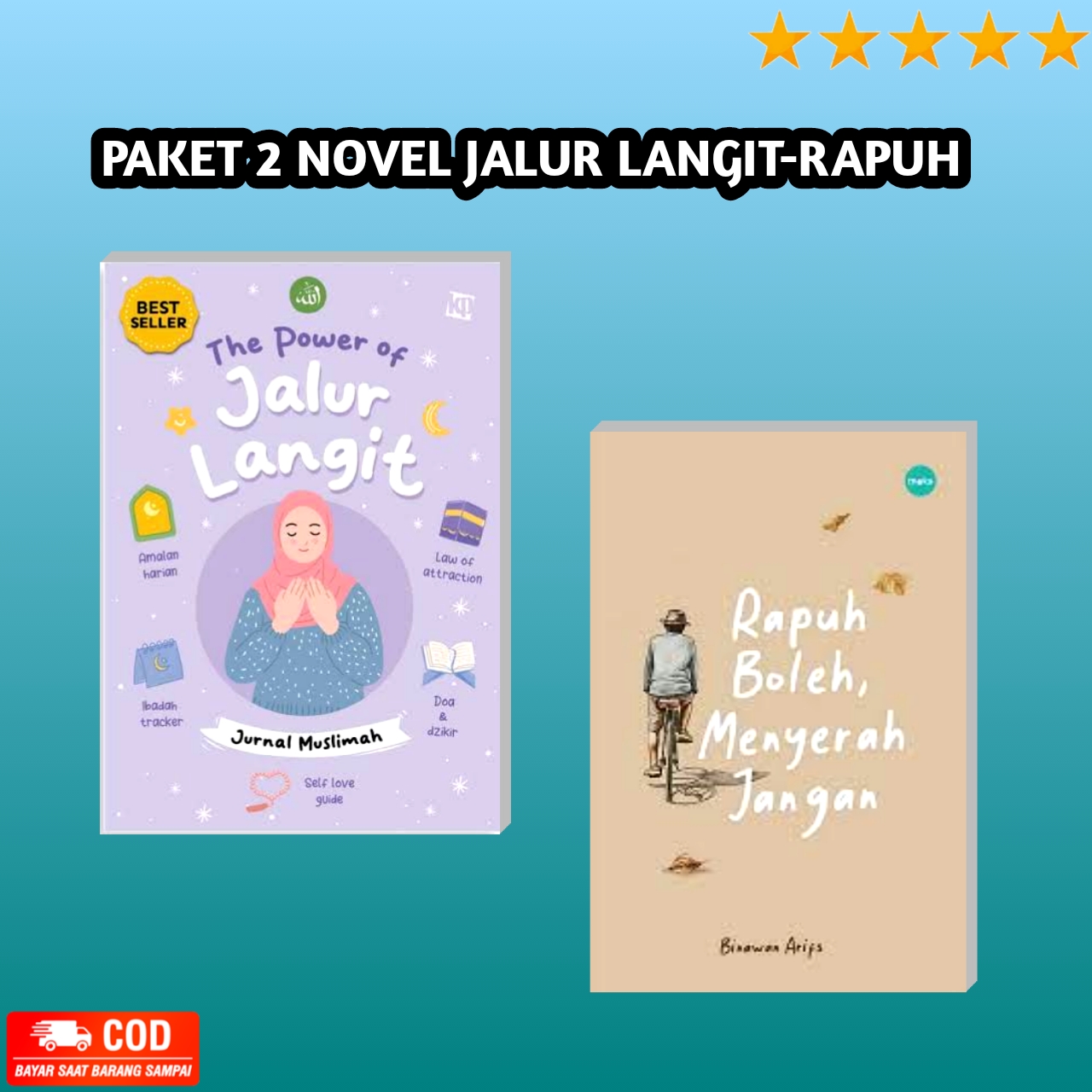 PAKET 2 BUKU JALUR LANGIT - RAPUH / rosi book | Lazada Indonesia