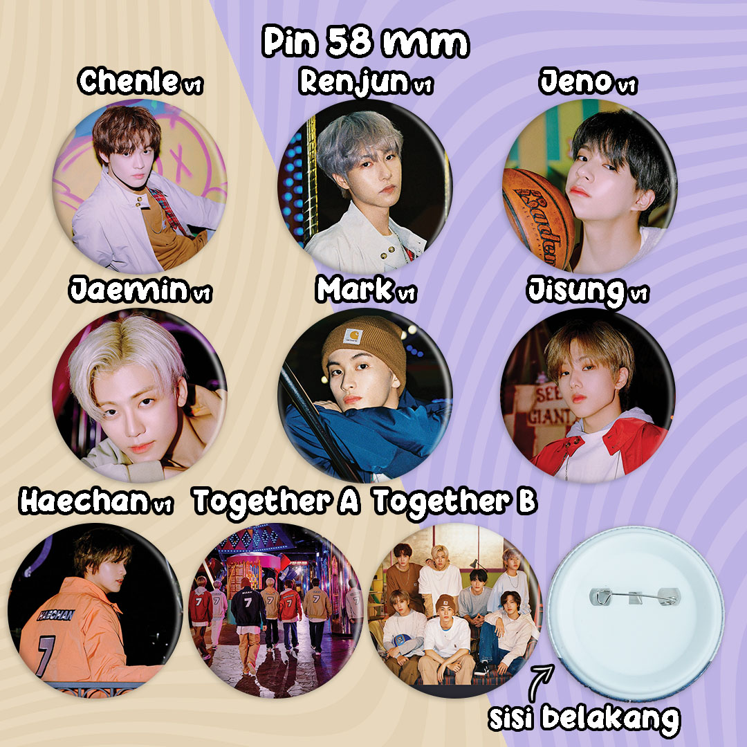 Gantungan Kunci atau Pin 58 NCT Dream (Dejavu versi 1) - Merchandise ...
