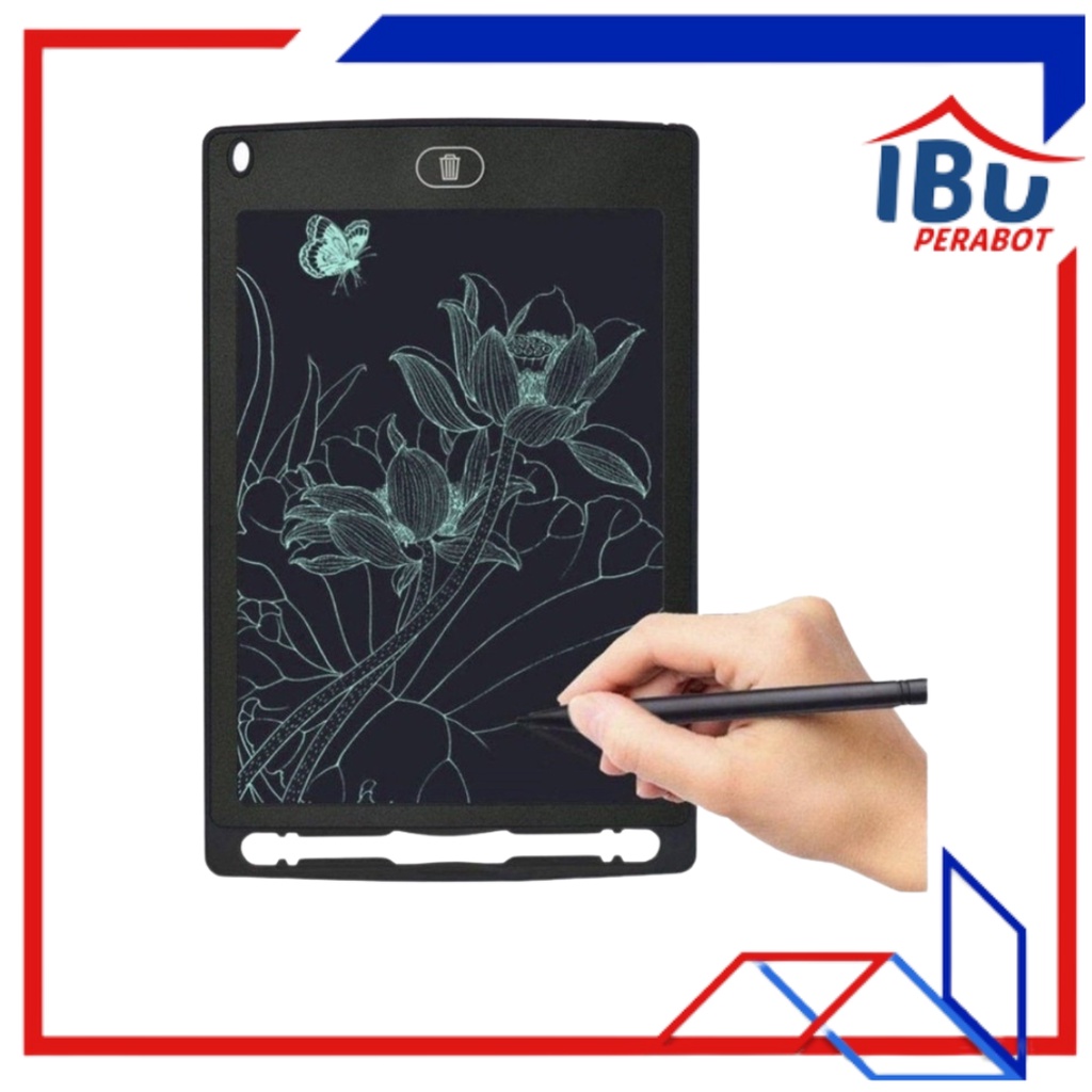 LED Writing Tablet Drawing tab Papan Tulis anak Sekolah mainan Gambar ...