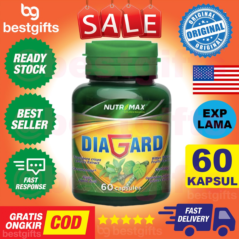 NUTRIMAX DIAGARD VITAMIN OBAT PENURUN GULA DARAH DIABETES ANTI RADANG ...