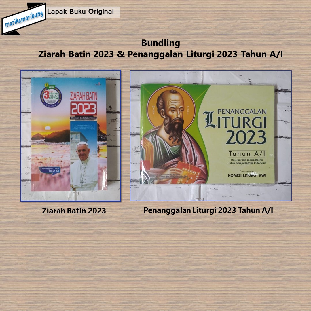 Bundling Buku Ziarah Batin 2023 & Penanggalan Liturgi 2023 Tahun A/I ... Bundling Buku Ziarah Batin 2023 & Penanggalan Liturgi 2023 Tahun A/I ...