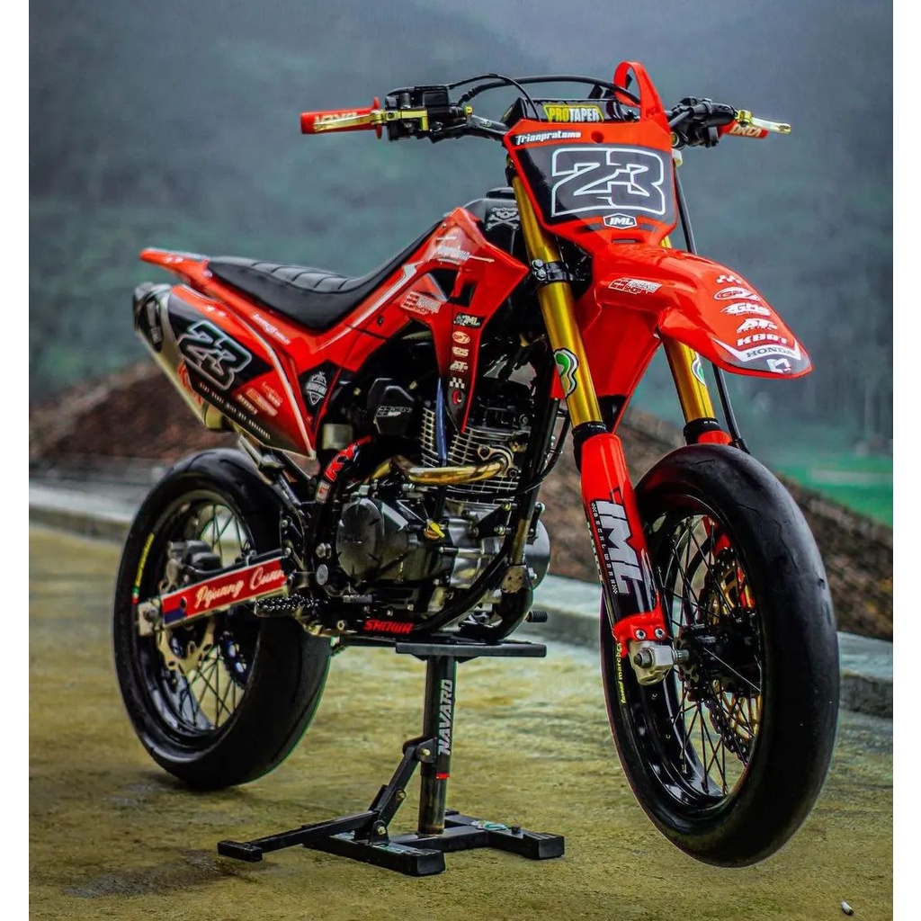 Decal atau Sticker Honda CRF 150 Bisa Custom Ganti Nama dan Nomor ...