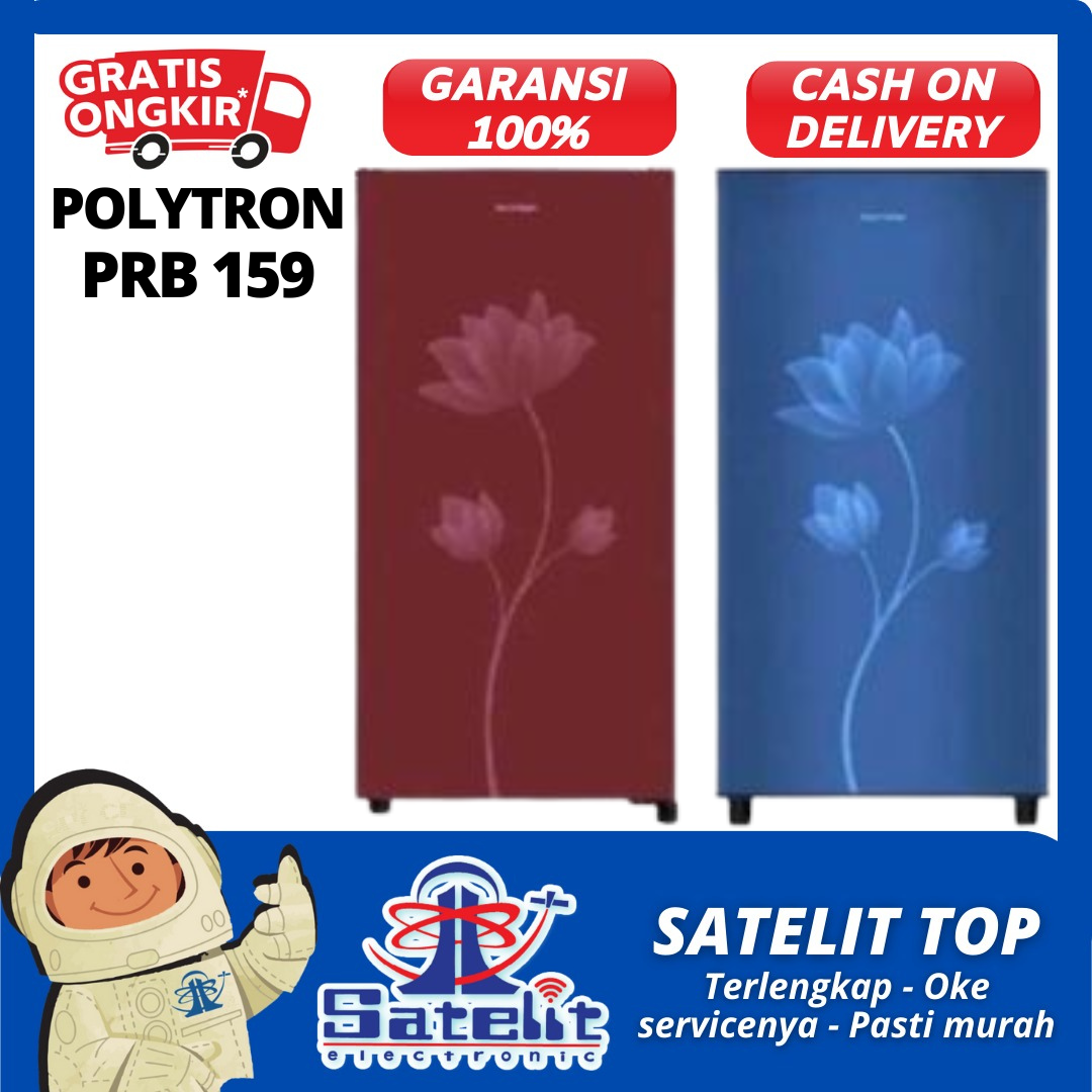 KULKAS / REFRIGERATOR / LEMARI ES POLYTRON PRB 159 | Lazada Indonesia