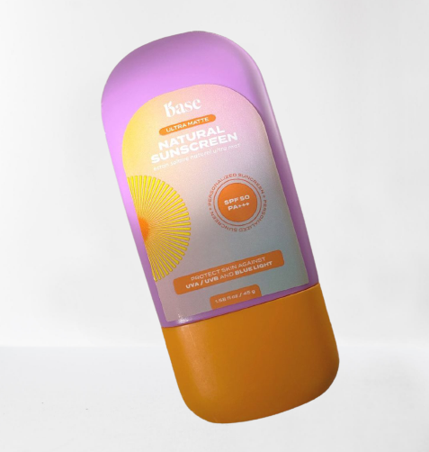BASE Ultra Matte Natural Sunscreen SPF 50 PA+++ 45 gr | Lazada Indonesia