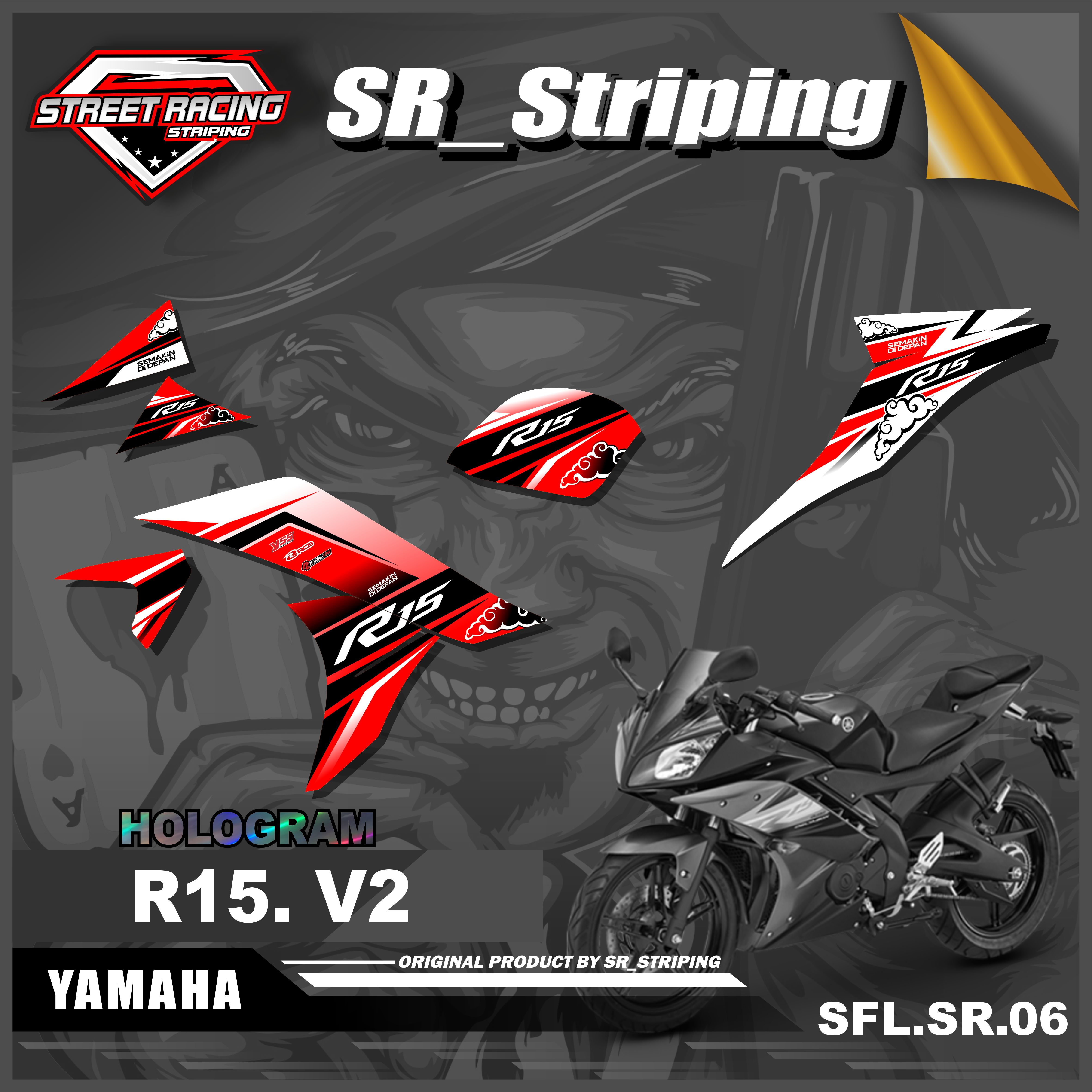 Dekal Stiker Striping R15 V2 - Stiker Sticker Striping List Variasi ...
