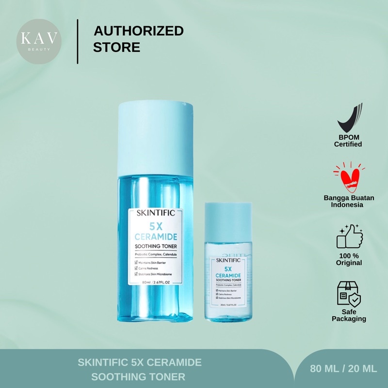 Skintific 5X Ceramide Soothing Toner 80ml | Lazada Indonesia