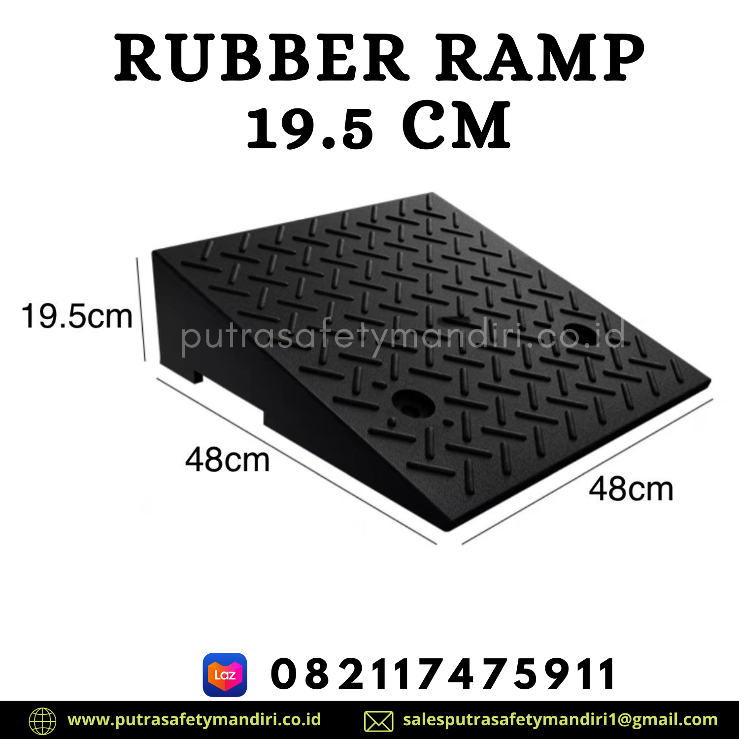 PVC RUBBER RAMP - RAMP WHEELCHAIR HEAVY DUTY TANJAKAN KARET SOLID ...