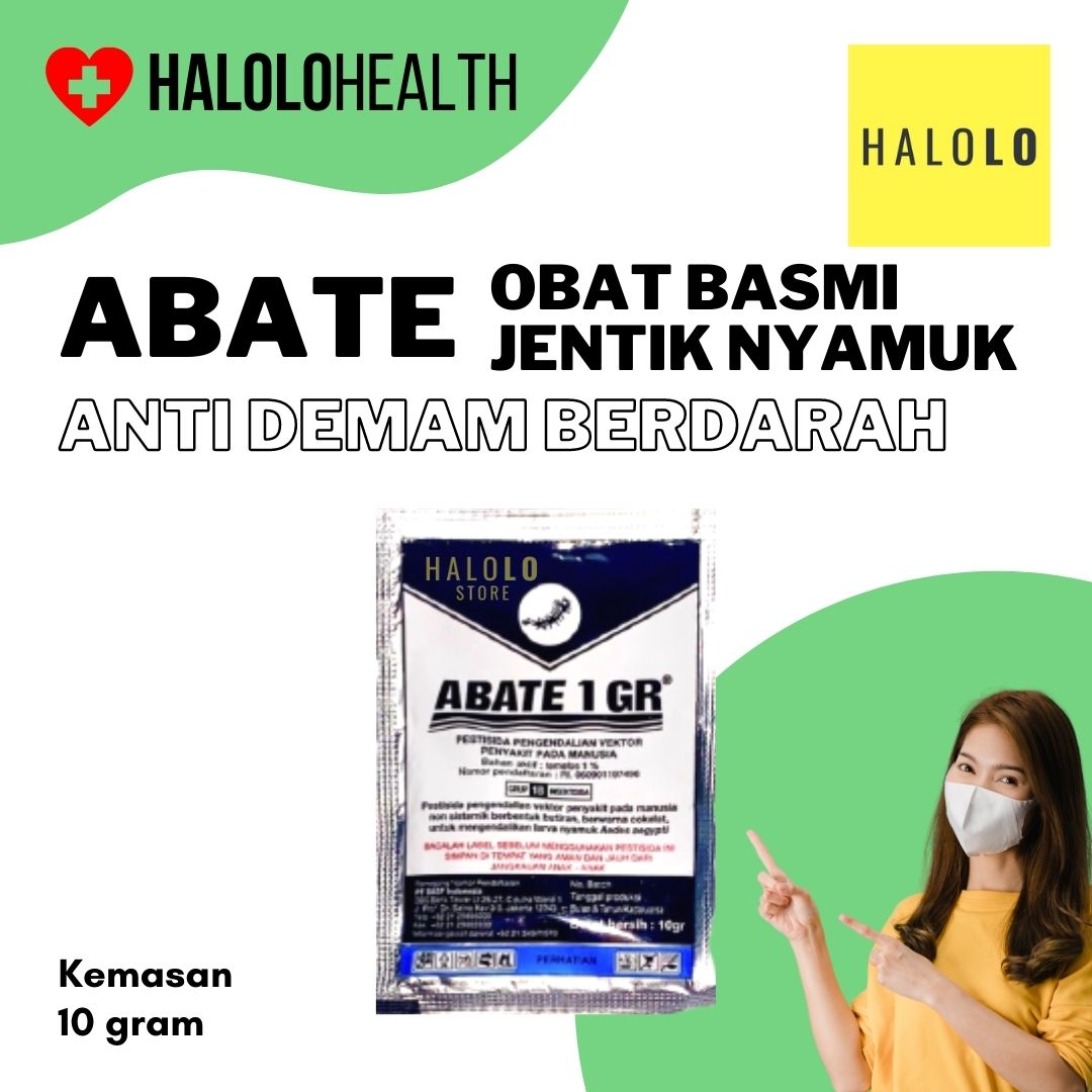Abate Obat Basmi Jentik Nyamuk Anti Demam Berdarah 1GR | Lazada Indonesia