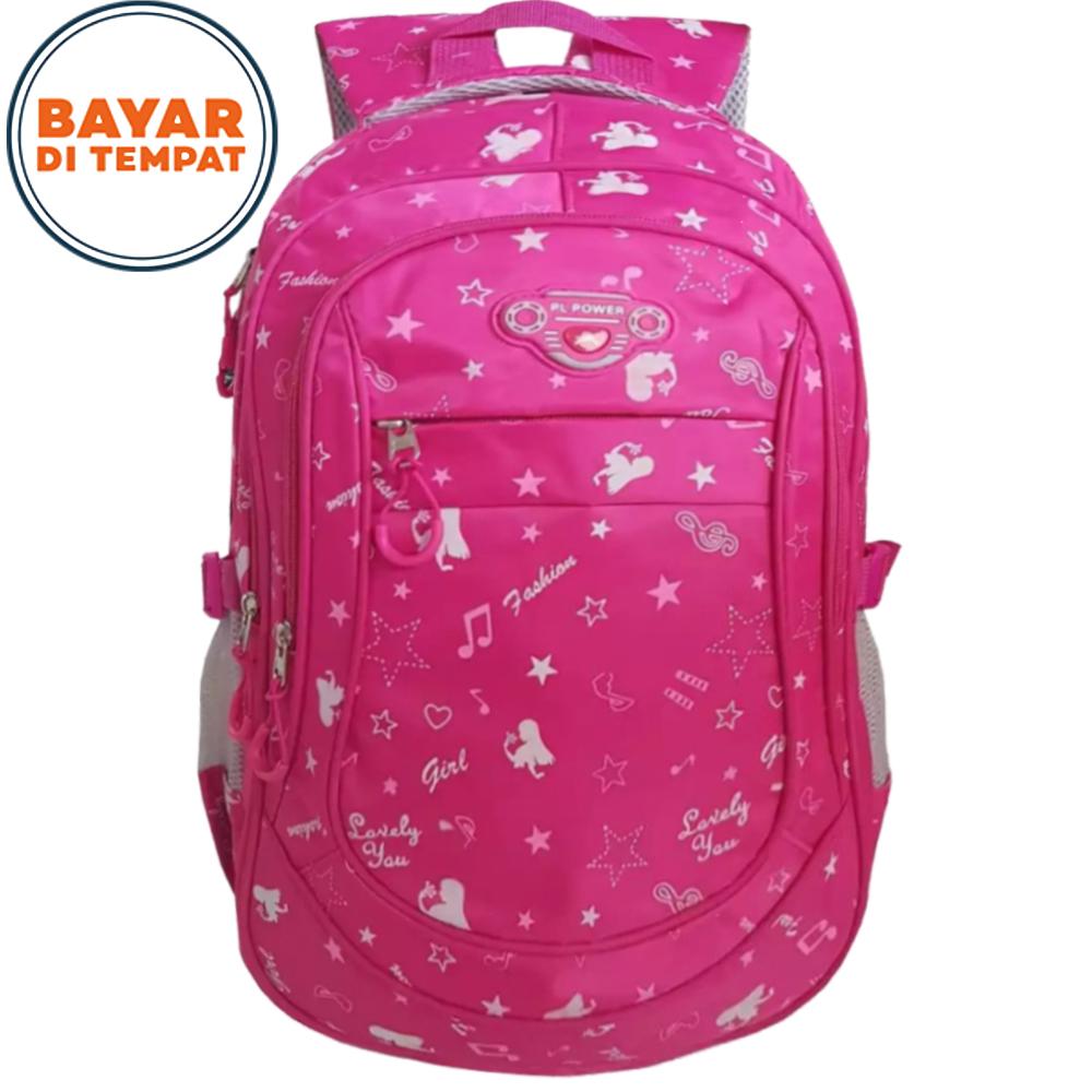 Tas Ransel Wanita PL Power Motif PL1659 Tas Wanita Tas Remaja Tas Gemblok Tas Punggung Tas ...