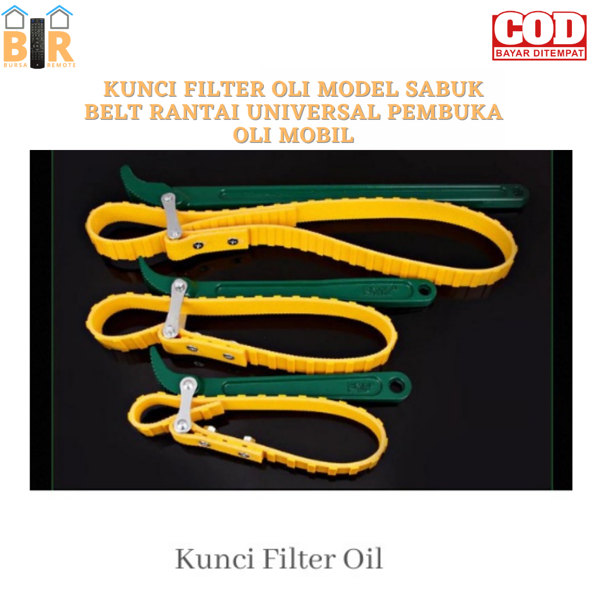 Kunci Filter OLI Model Sabuk Belt RANTAI Universal Pembuka OLI MOBIL ...