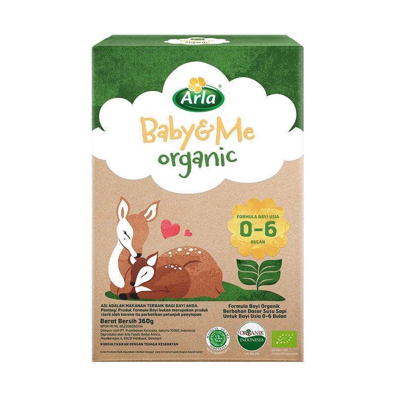 Arla Baby & Me Organic Susu Formula Bayi [0-6 Bulan/ 360 g] | Lazada ...