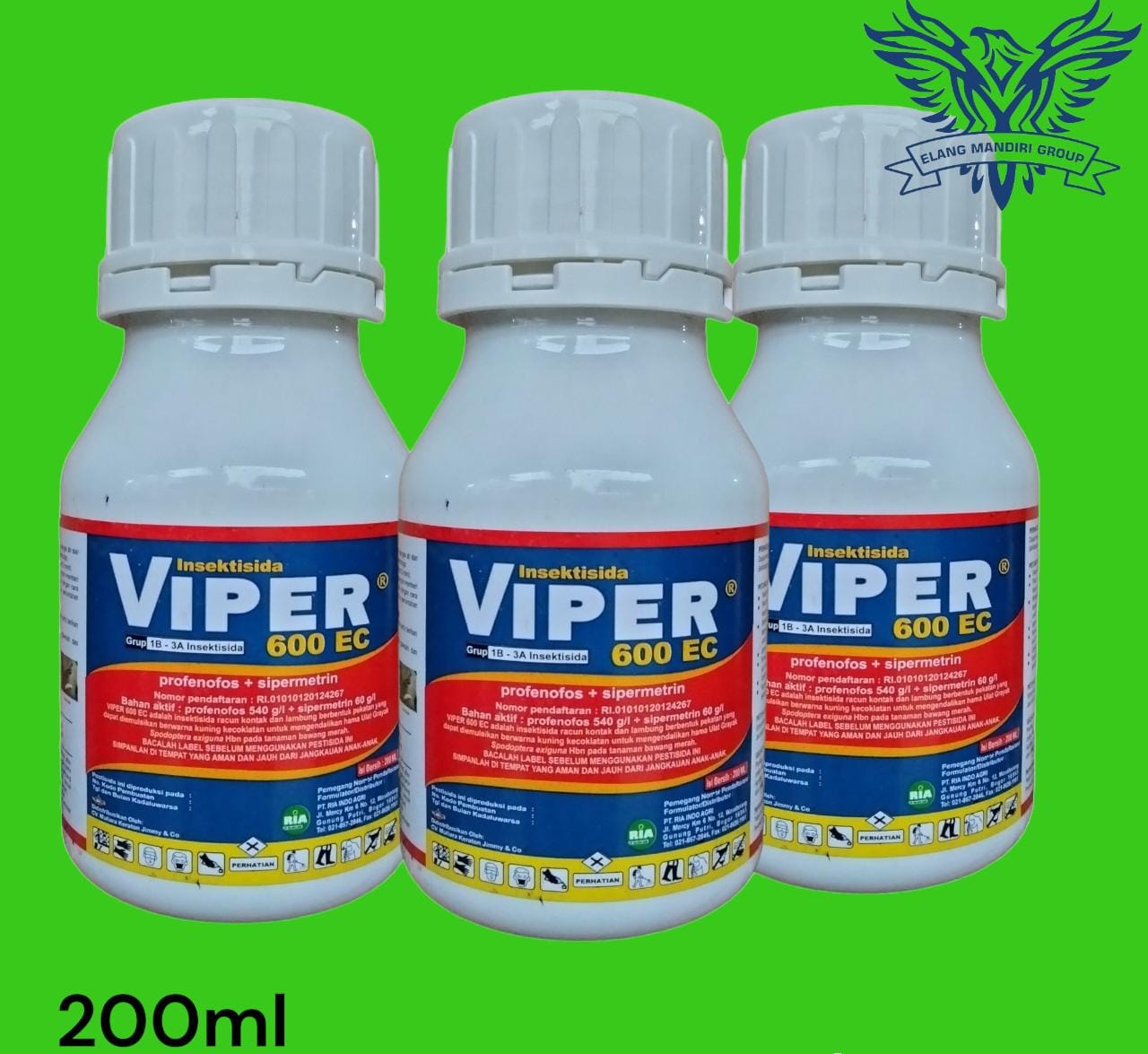 Insektisida VIPER 600 EC 200ml Bahan Aktif Profenofos 540 g/l ...