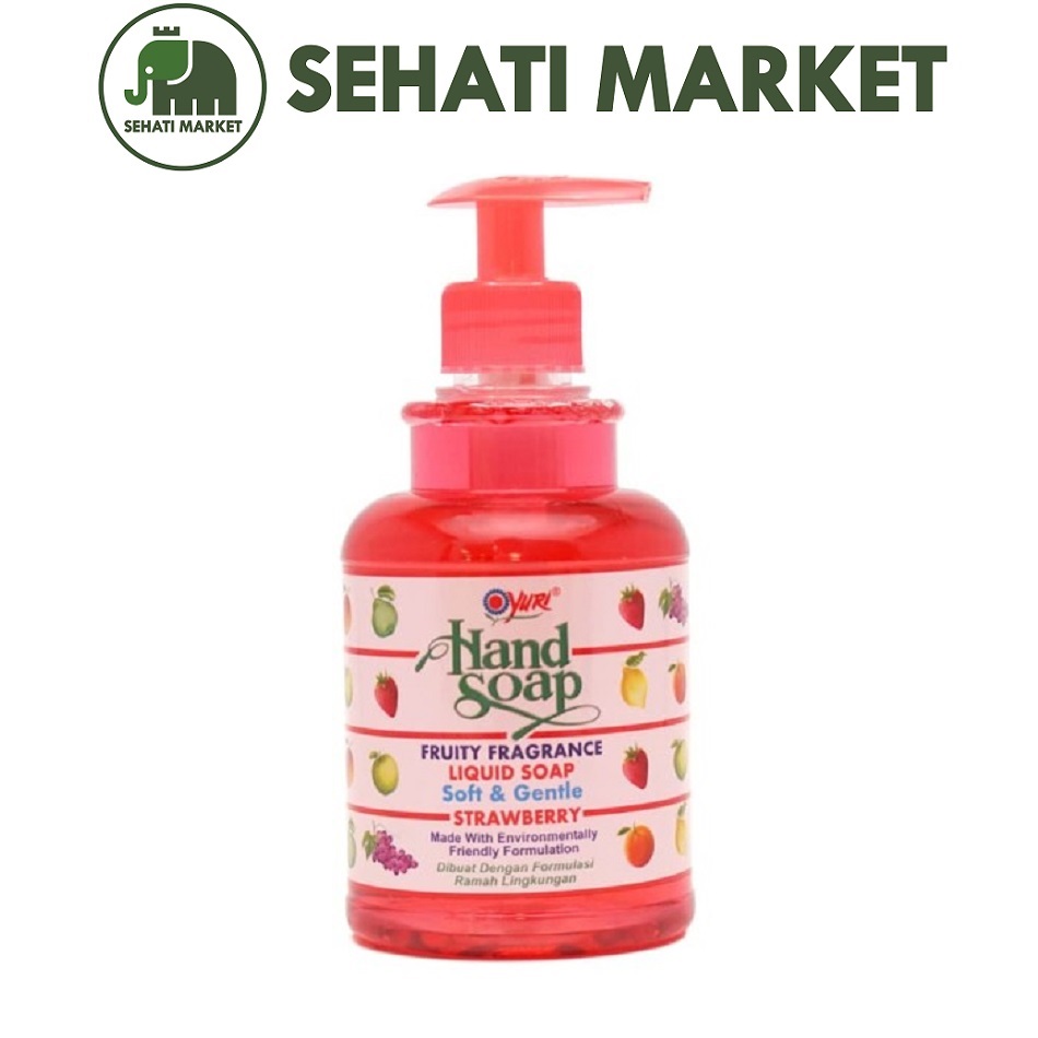 YURI HAND LIQUID SOAP STRAWBERRY PUMP 410ml | Lazada Indonesia
