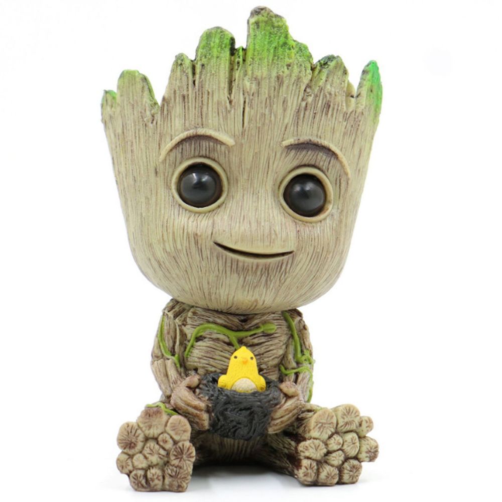 ETUALE ตกแต่งรถ ของเล่นรูป Marvel 6 ซม. Avengers Mini Groot กรูท ...