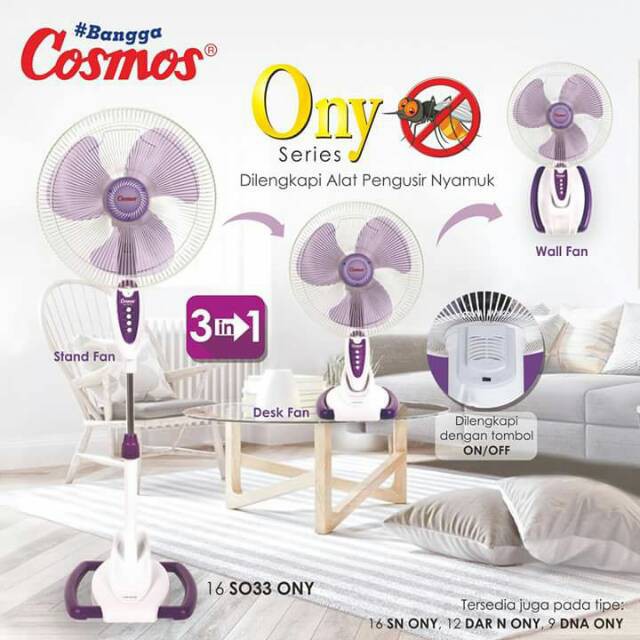 Kipas Cosmos 3 in 1 16SO33 Wadesta | Lazada Indonesia