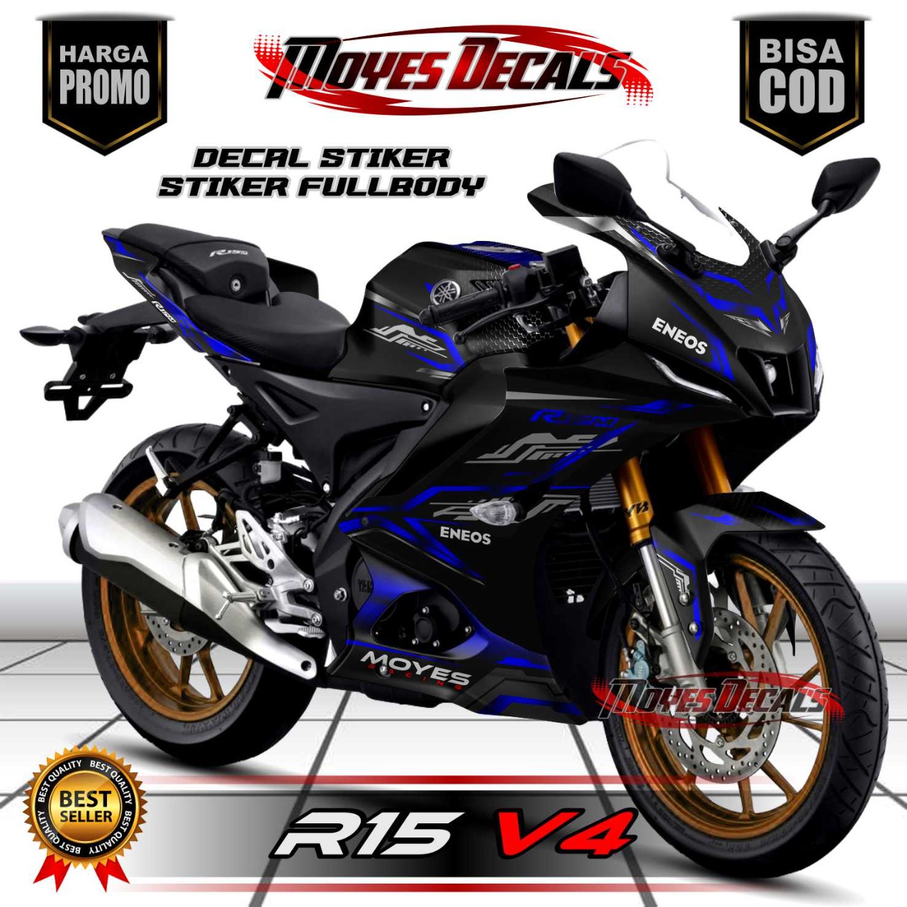Decal stiker striping r15 v4 stiker motor r15 v4 stiker yamaha r15 v4 ...