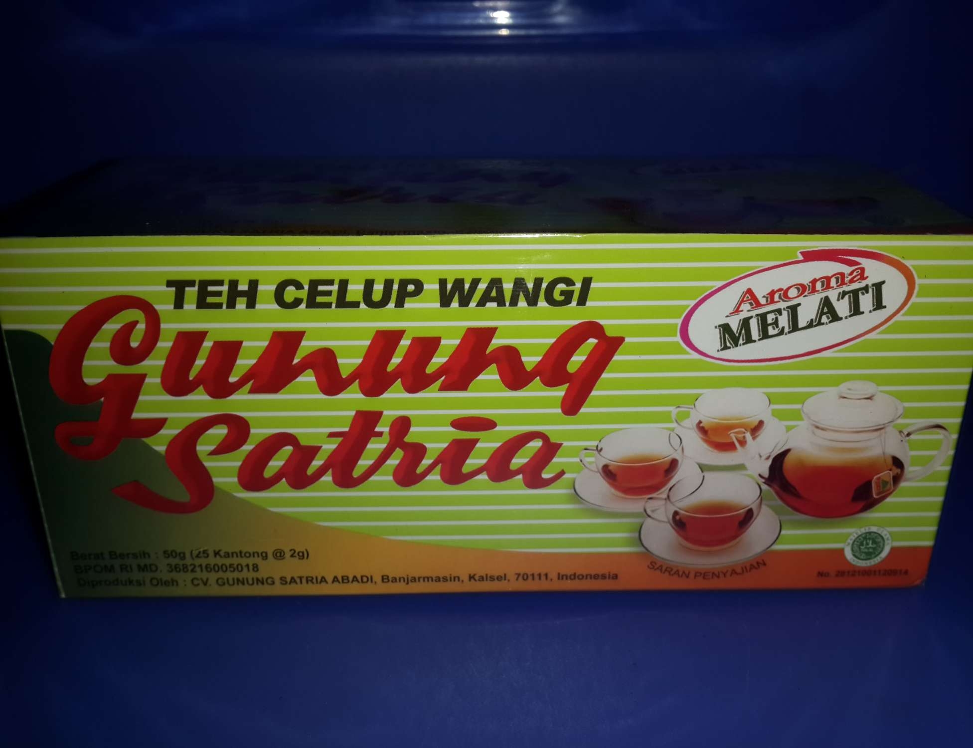 Teh gunung satria rasa melati - 10 kotak | Lazada Indonesia