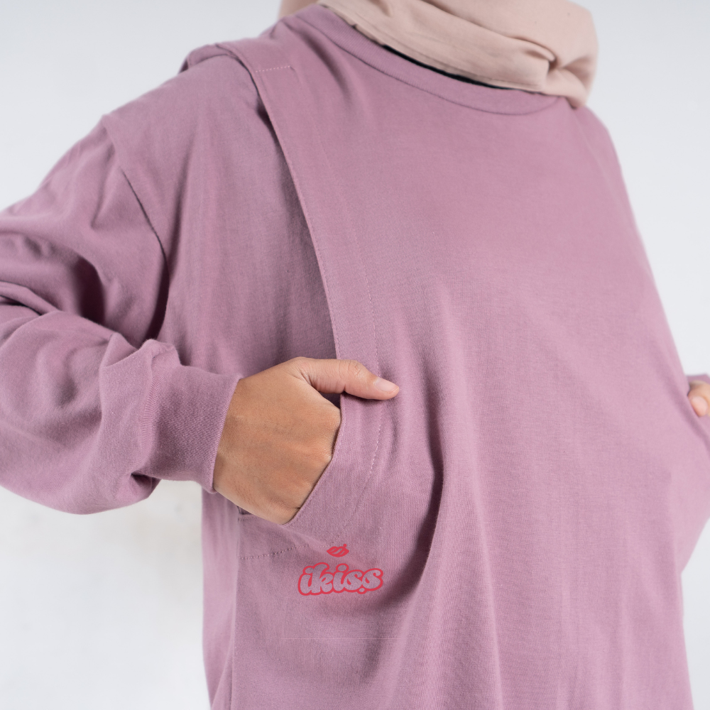 Baju Busui Oversized Lengan Panjang Polos - Kaos Busui Polos Basic ... Baju Busui Oversized Lengan Panjang Polos - Kaos Busui Polos Basic ...