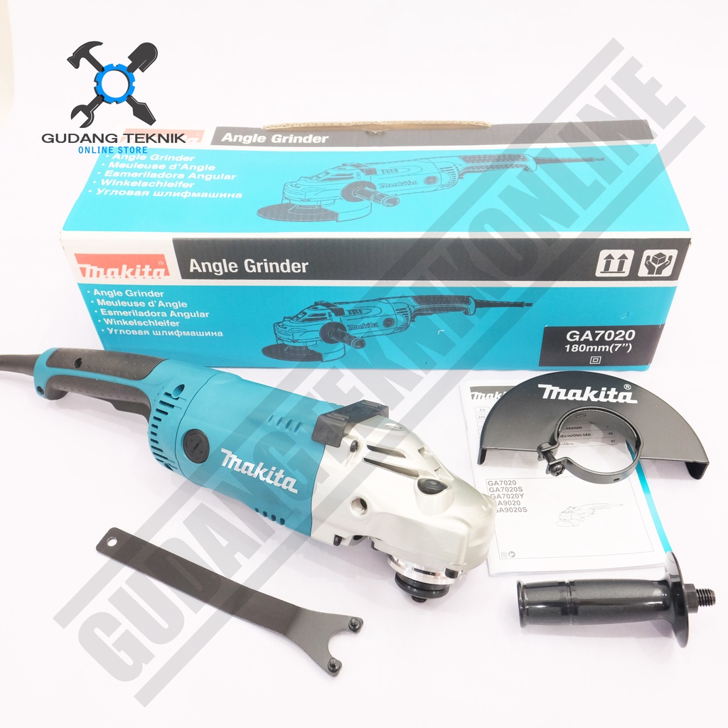 Mesin Gerinda Tangan MAKITA GA7020 7 Inch / Angle Grinder 7" MAKITA GA 7020 - Gurinda Tangan ...