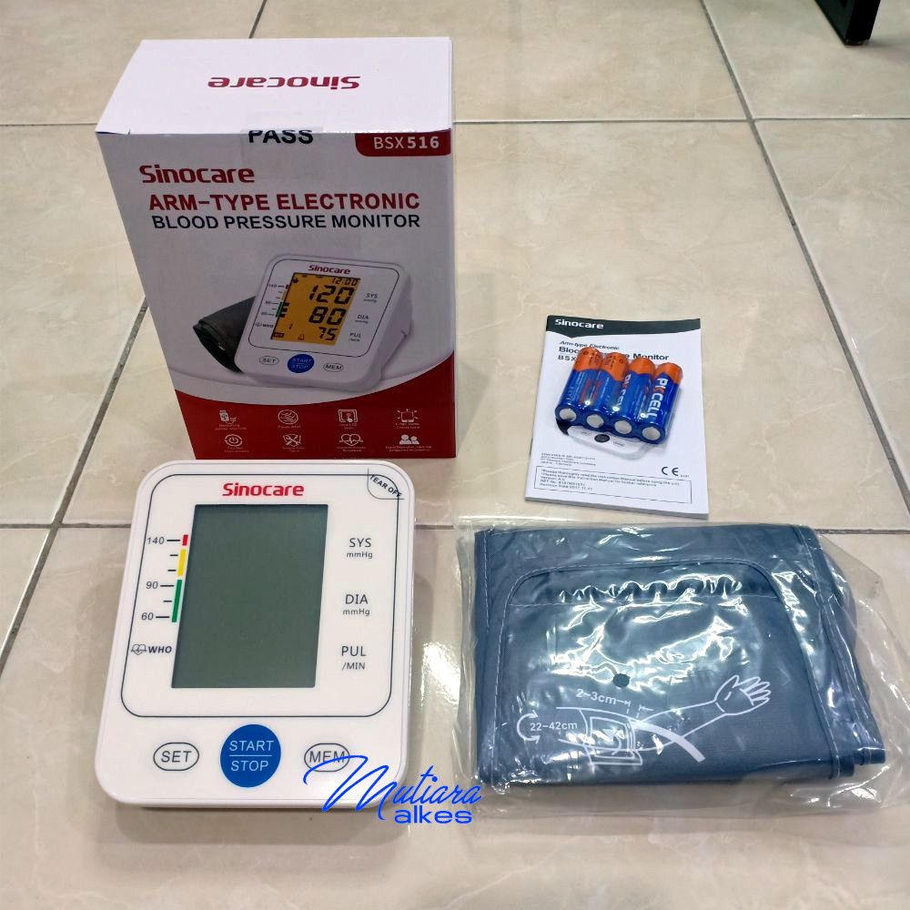 SINOCARE Tensimeter Digital Otomatis Suara + Indikator Layar BSX-516 ...
