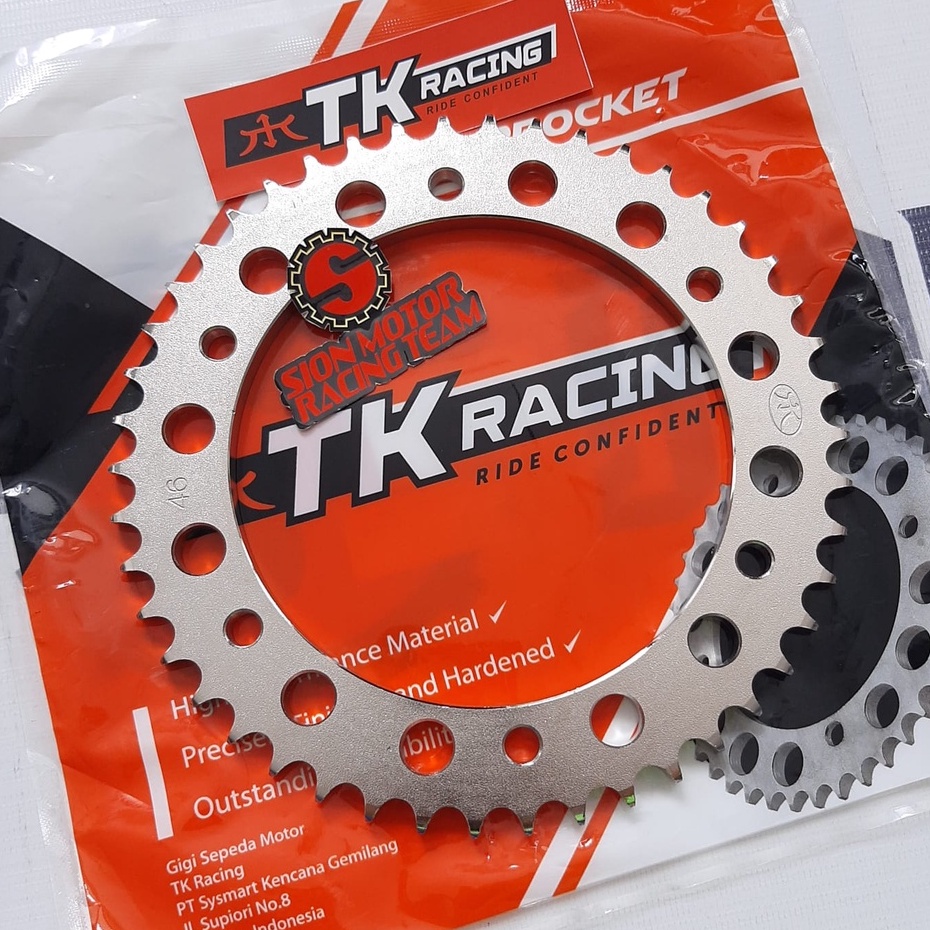 Gear Belakang / Rear Sprocket 428 Yamaha WR 155 / WR155 TK Racing 428H ...